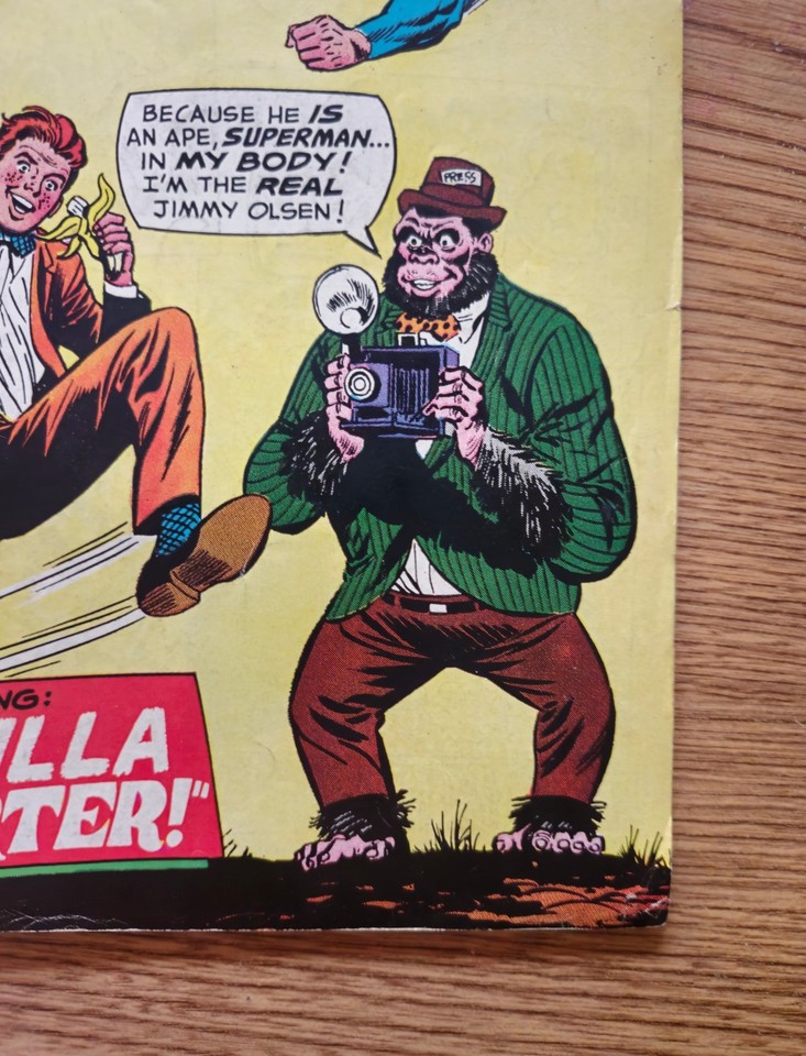 Superman's Pal Jimmy Olsen #116 VF 7.5 "The Gorilla Reporter ...