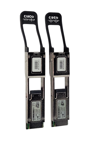 Lot of 2x CVR-QSFP-SFP10G Cisco 40G QSFP+ to 10G SFP+ Adapter Modules ...