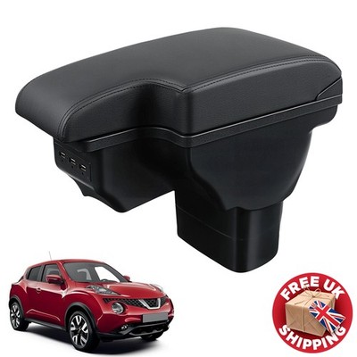 Fits For Nissan Juke 2011-2019 Armrest Box Storage USB Charge Center ...