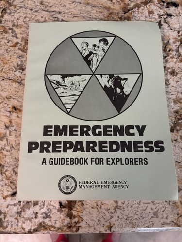 1 VINTAGE '81 Emergency Preparedness Guidebook for Explorers BSA FEMA ...