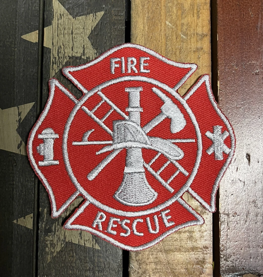Red Fire Maltese Cross