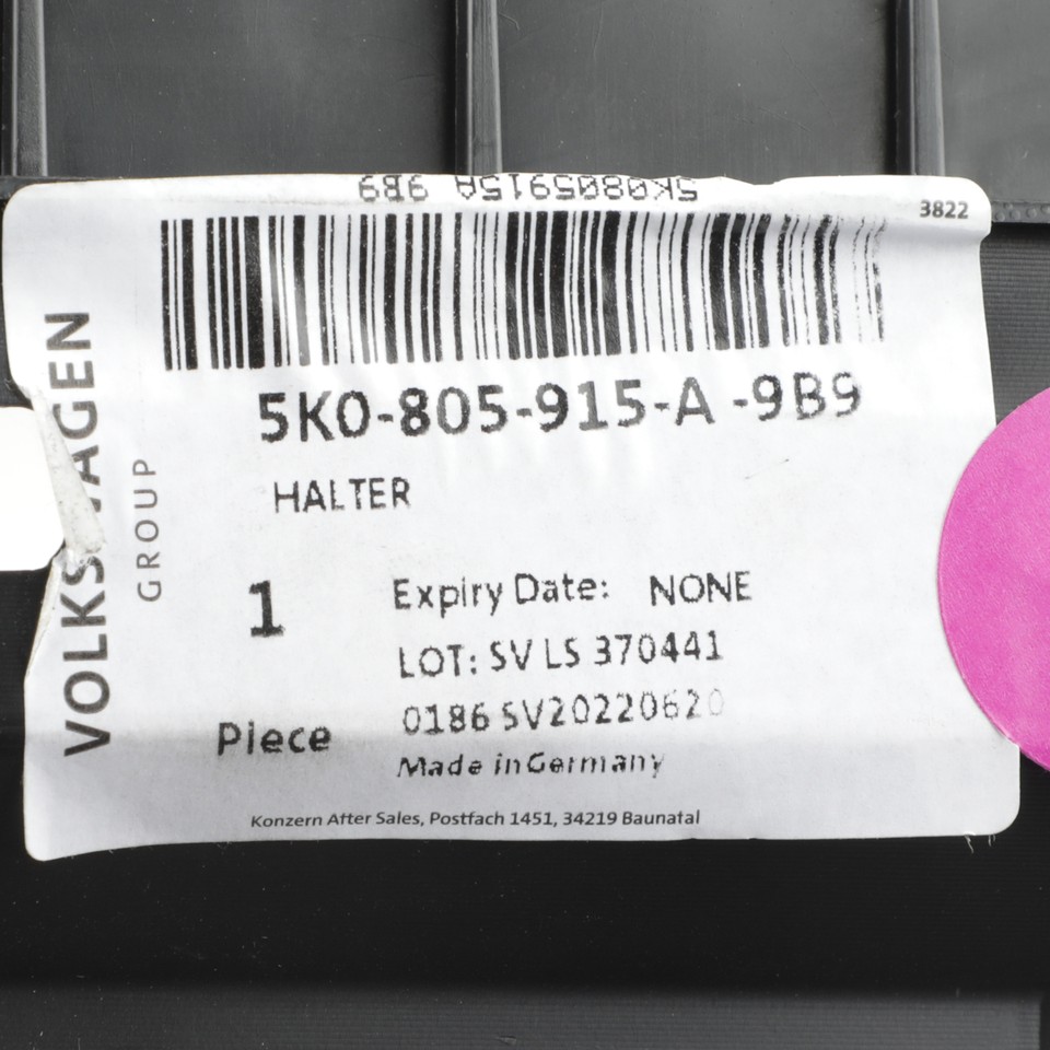 NEW OEM Volkswagen 10-14 Golf Jetta Bumper Cover Spacer Panel 5K0-805 ...