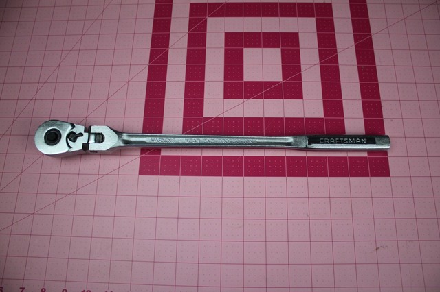 Craftsman USA 1/2" Drive Flex Head Long Handle Ratchet VJ 44816 By5 for ...