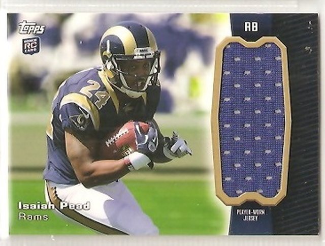 Isaiah Pead St. Louis Rams Cincinnati 2012 Topps ROOKIE RELIC JUMBOS | eBay