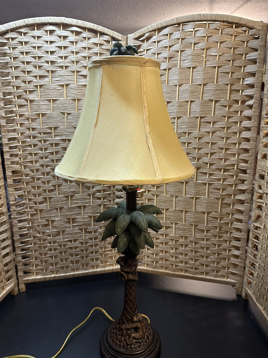 Lamp Finials Chinese Monkey Lamp Shade In Blue And Green, Chinoiserie ...