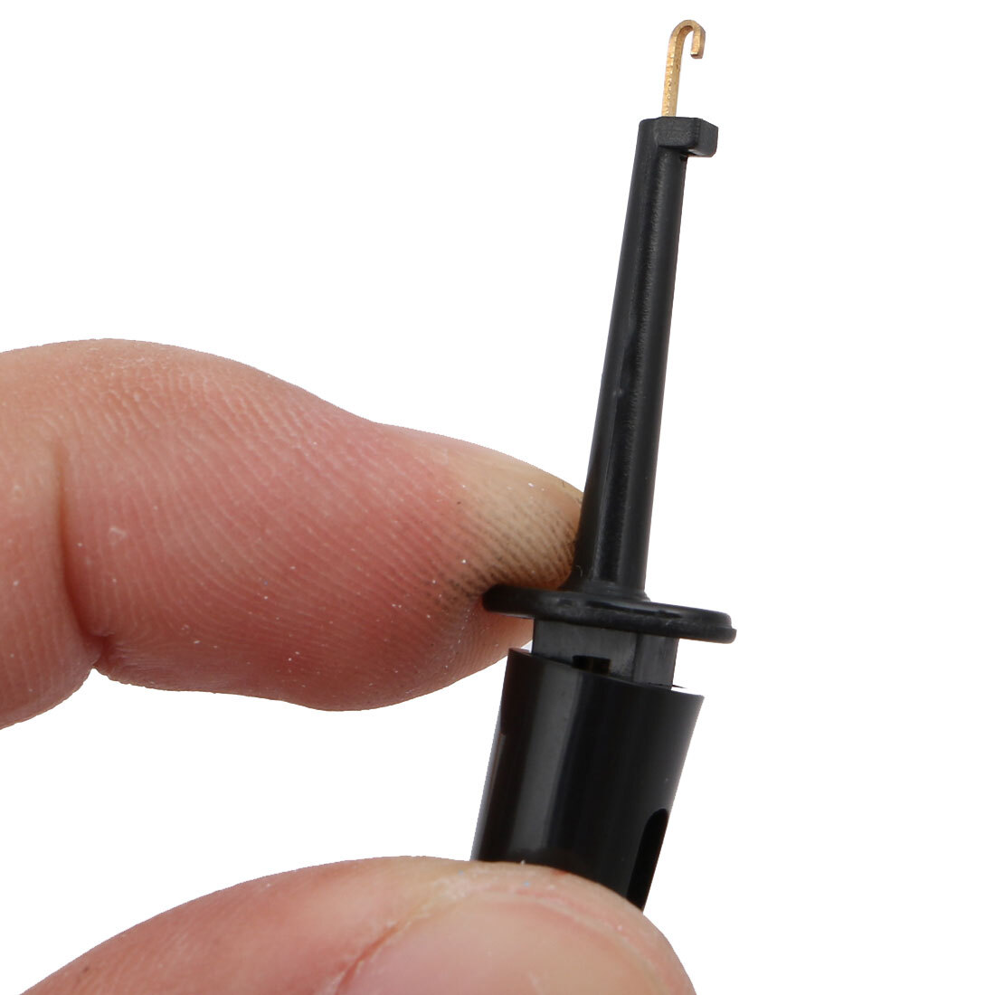 Electronic Mini Test Hook Probe Spring Clip for Multimeter Lead Cable ...
