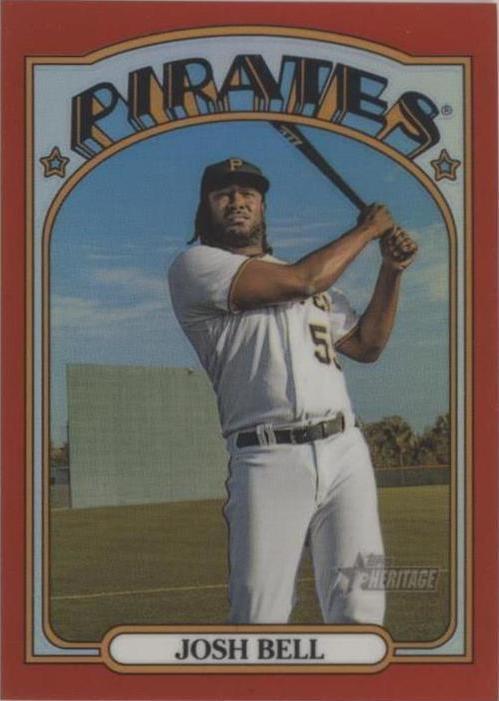 2021 Topps Heritage - Josh Bell #309 Chrome Red Refractor /372 for sale ...