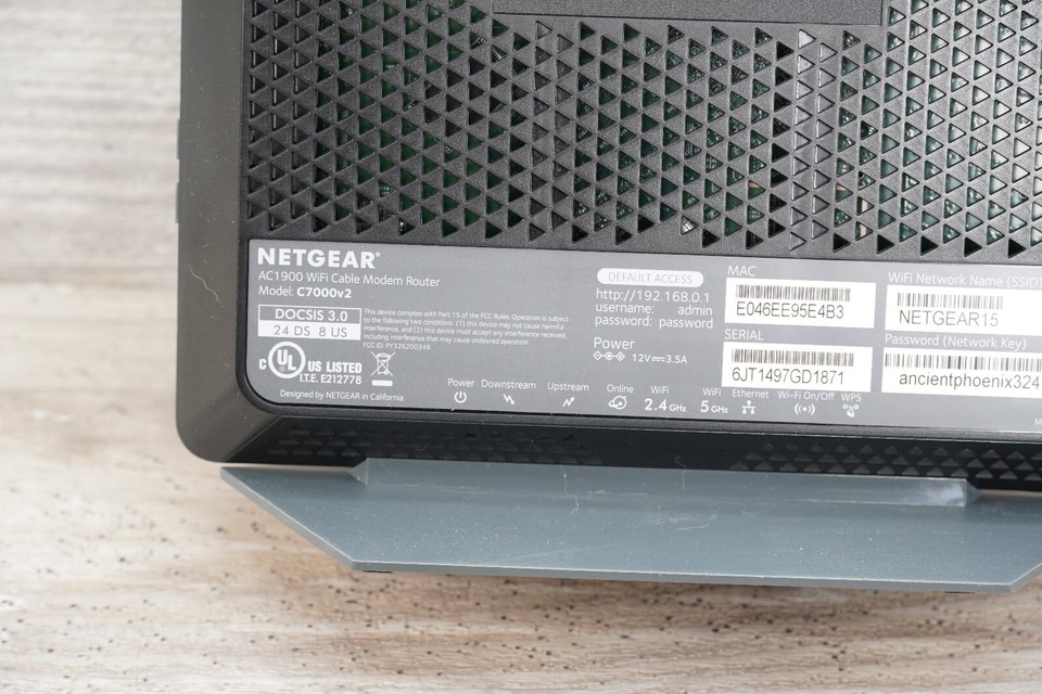 NETGEAR Nighthawk AC1900 C7000V2 Wi Fi Cable Modem Router | eBay