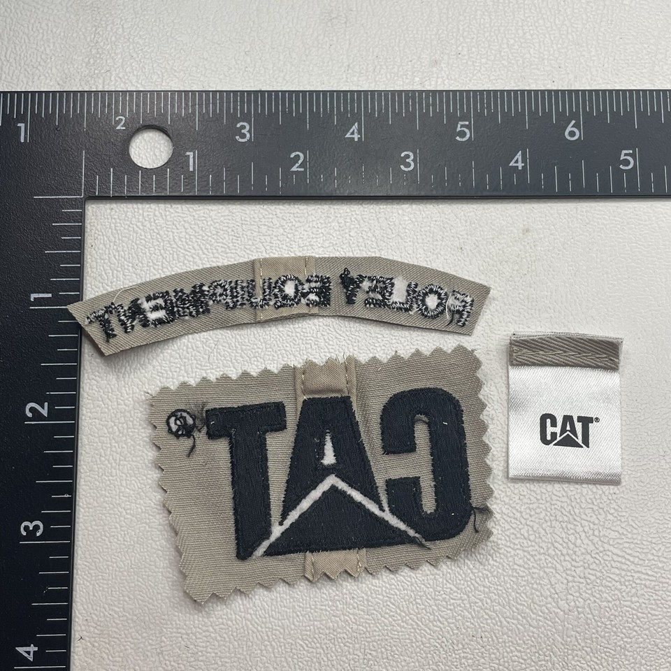 Cut-From-One-Hat FOLEY EQUIPMENT + CAT CATERPILLAR Advertising Patch ...