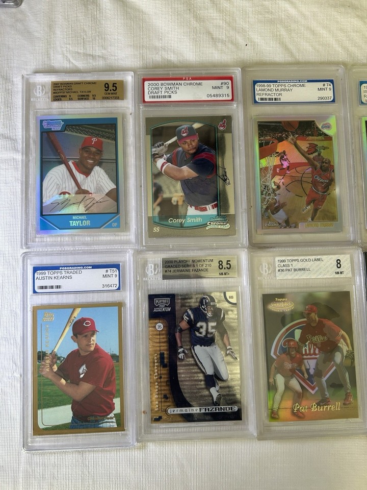 HUGE LOT OF 69 PSA/BGS/BECKETT/SGC ETC- GRADED SLABS NBA, NFL, MLB | eBay