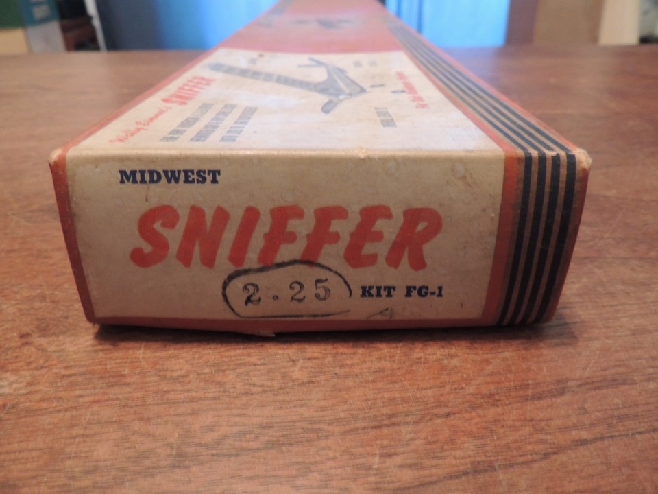 Midwest Sniffer Cox .020 .049 Balsa R/c Free Flight Model Airplane Kit ...