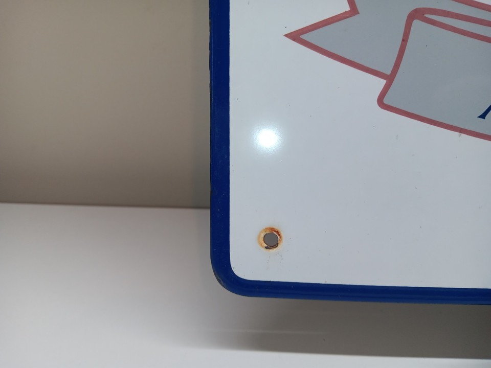 vintage original enamel RAC Acclaimed hotel sign | eBay