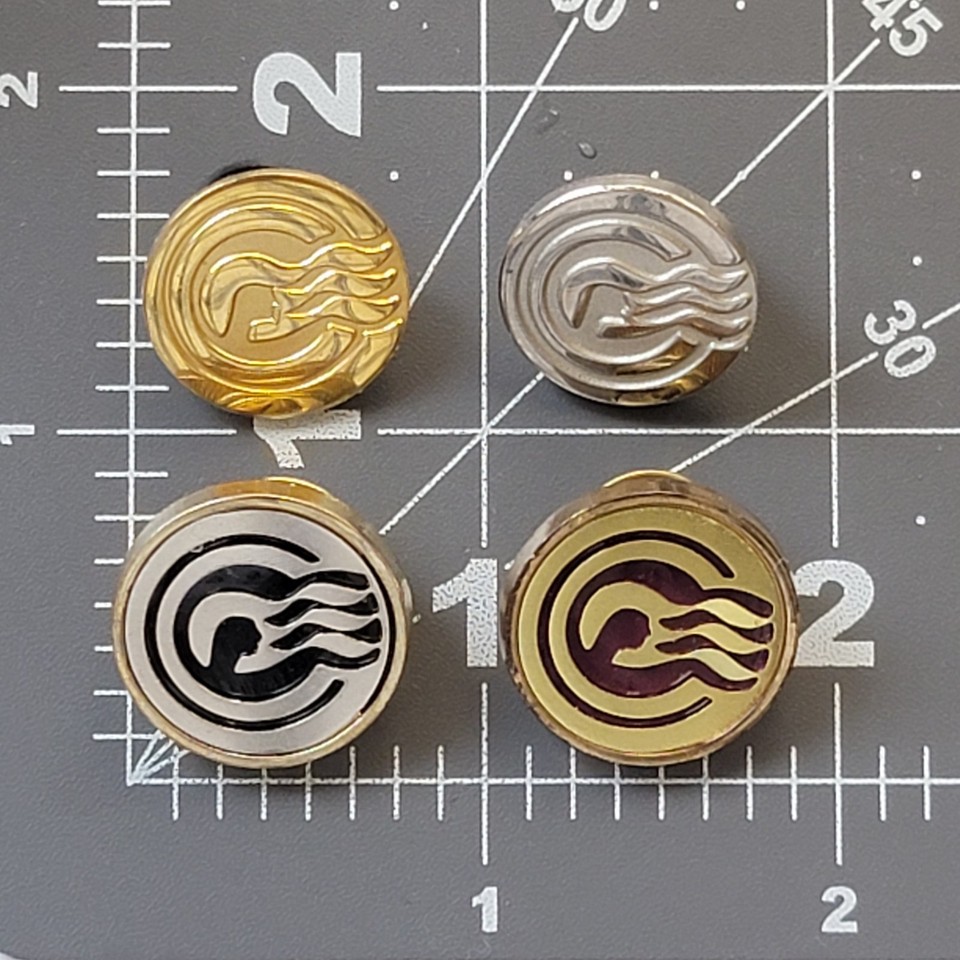 Princess Cruises Captains Circle Sea Witch Logo Pin Lot 4 Gold Silver ...