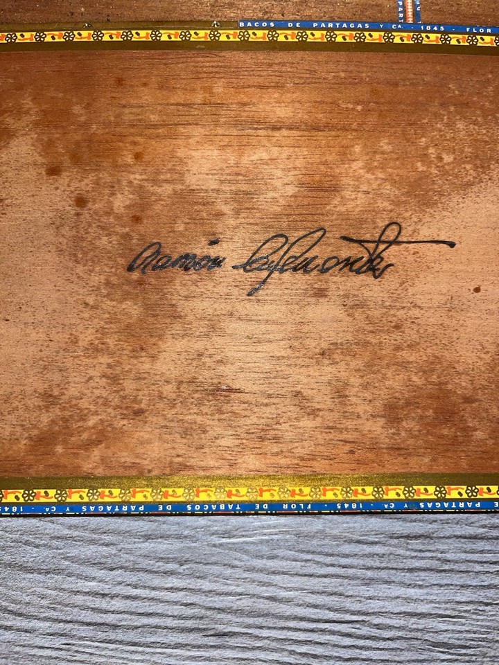 Partagas 150 Ramon Y Ramon Signature Series Humidor Cigar Box Vintage ...