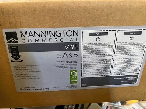 Mannington Commercial Solvent-Free Epoxy Adhesive V-95 Part A & B | eBay