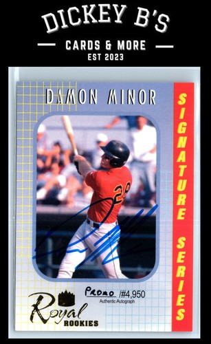 2000 Royal Rookies Autographs Promo #22 Damon Minor San Francisco ...
