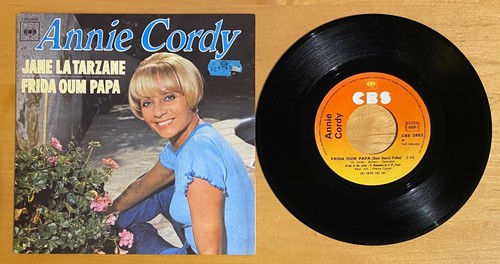 Annie CORDY Disque Vinyle 45T 7" SP JANE LA TARZANE - FRIDA OUM PAPA ...