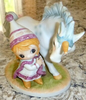 JODY'S WORLD: JODY BERGSMA GIRL & UNICORN FIGURINE | eBay