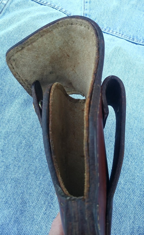 Lawrence semi flap LH holster, quick draw s&W jet & model 19 combat ...