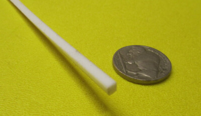 Teflon PTFE Virgin Square Bar 1/8" - .125" Thick x 1/8" Wide x 36" Long ...