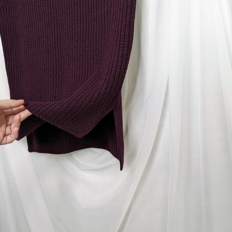 Aubergine Merino Wool Sweater Top By Classiques Entier | eBay