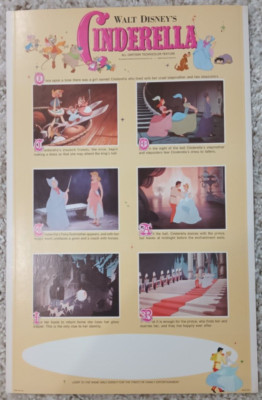 Disney Cinderella Litho Advertising Poster 1965 | eBay