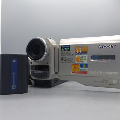 Sony Handycam DCR-TRV8E Handheld MiniDV Camcorder Silver Tested | eBay UK