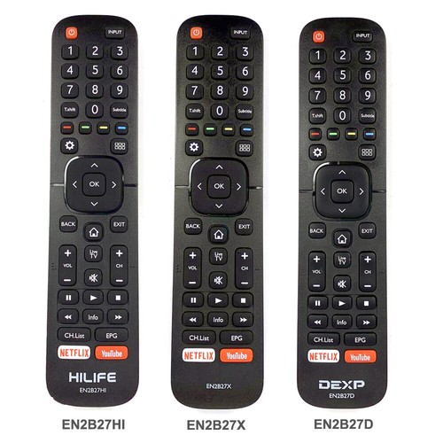 New Original EN2B27HI EN2B27X EN2B27D For Hisense HILIFE DEXP TV Remote ...