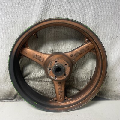 98-02 Kawasaki Ninja ZX6R OEM Front Wheel Rim NOT STRAIGHT | eBay