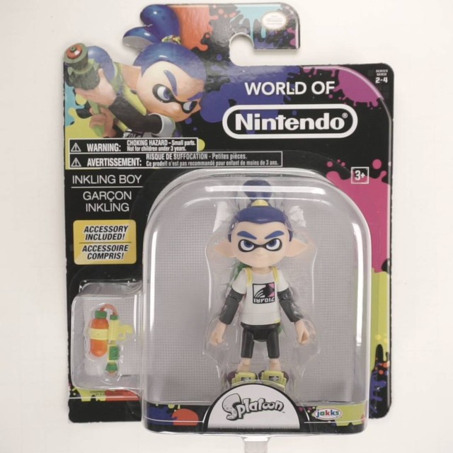 World of Nintendo Inkling Boy Figure 4" 4 Inch 2-4 Splatoon W Orange ...