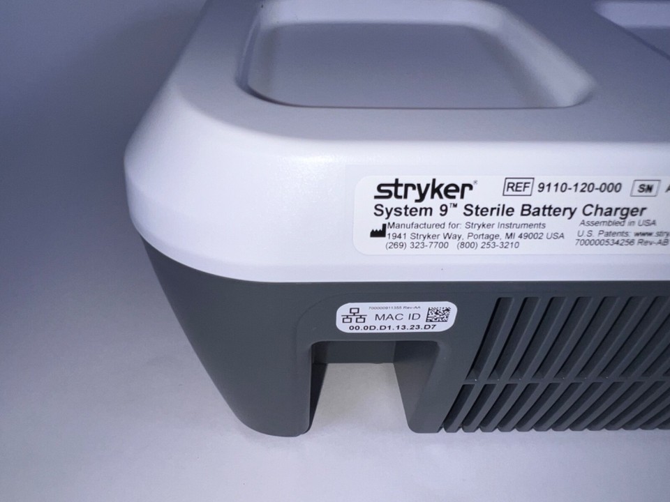 Stryker System 9 Charger Model #9110-120-000 ”Demo Unit” (14-Day ...
