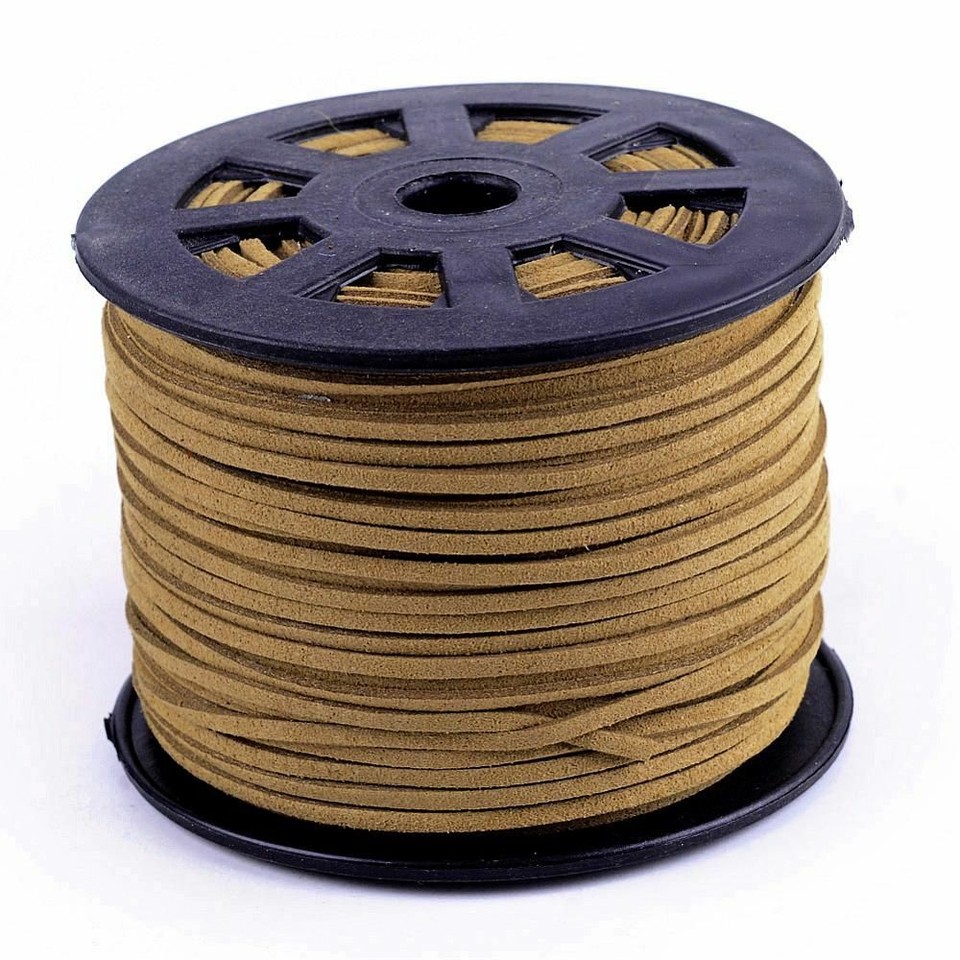 Suede Cord Faux Leather Lace Stringing Craft Jewelry Supply 3mm- Choose ...