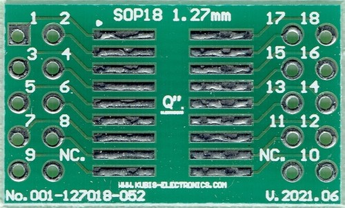 SO18,SOP18,SOIC18 1.27mm(0.05") to 2 x IDC2x5 connectors. [UK] | eBay