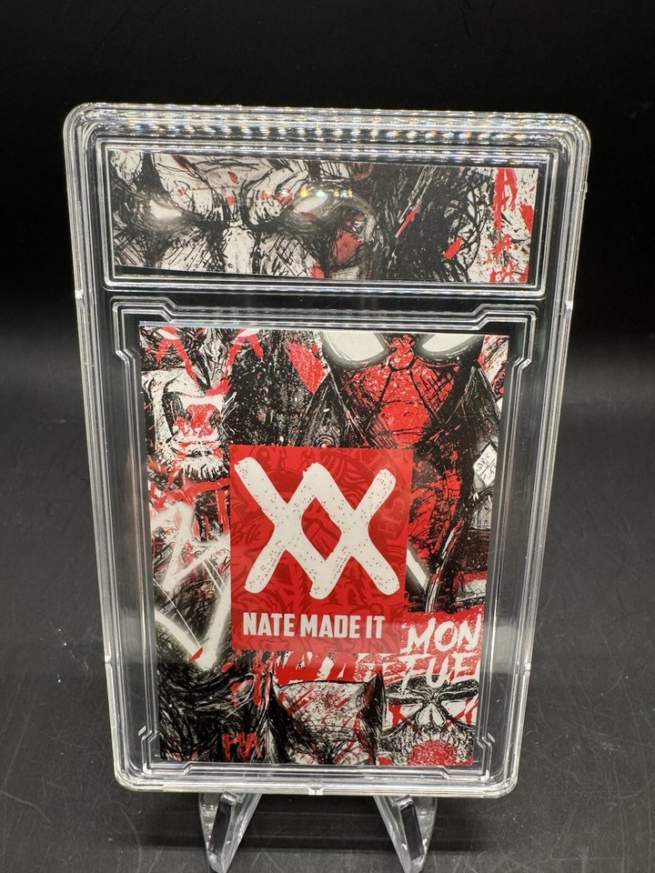 Nate Made It B&W Loki Graffiti Foil Card Slab October Made It Club Exclusive | eBay