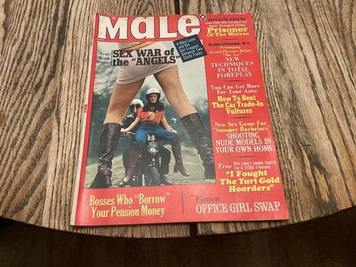 Sept 1970 Male Magazine Motorcycle Gang Yuri Gold Nazi Stalag POW | eBay