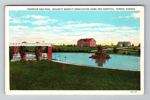Topeka KS-Kansas, Security Benefit Association Home & Hospital Vintage ...