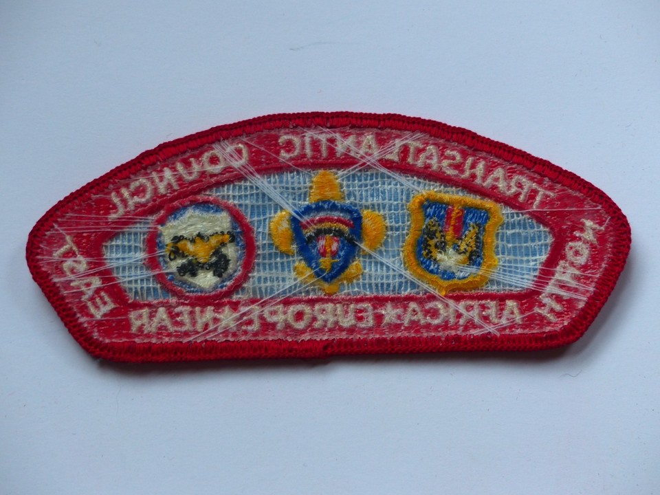 Unused Vintage Transatlantic Council Boy Scout BSA CSP Shoulder Patch ...
