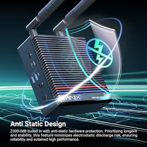 Fanless Windows 11 Pro Mini PC, Intel 12th Gen N300, NEO Z300-0dB 16GB ...