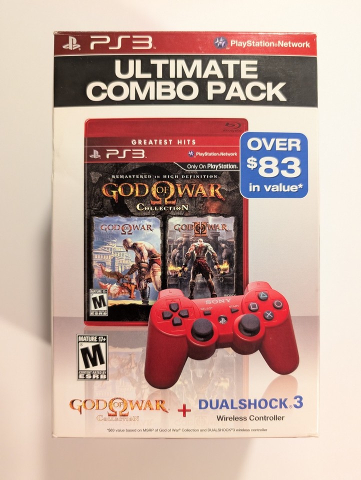 Ultimate Combo Pack God Of War - Origins + Deep Red Controller (PS3) Sealed RARE | eBay
