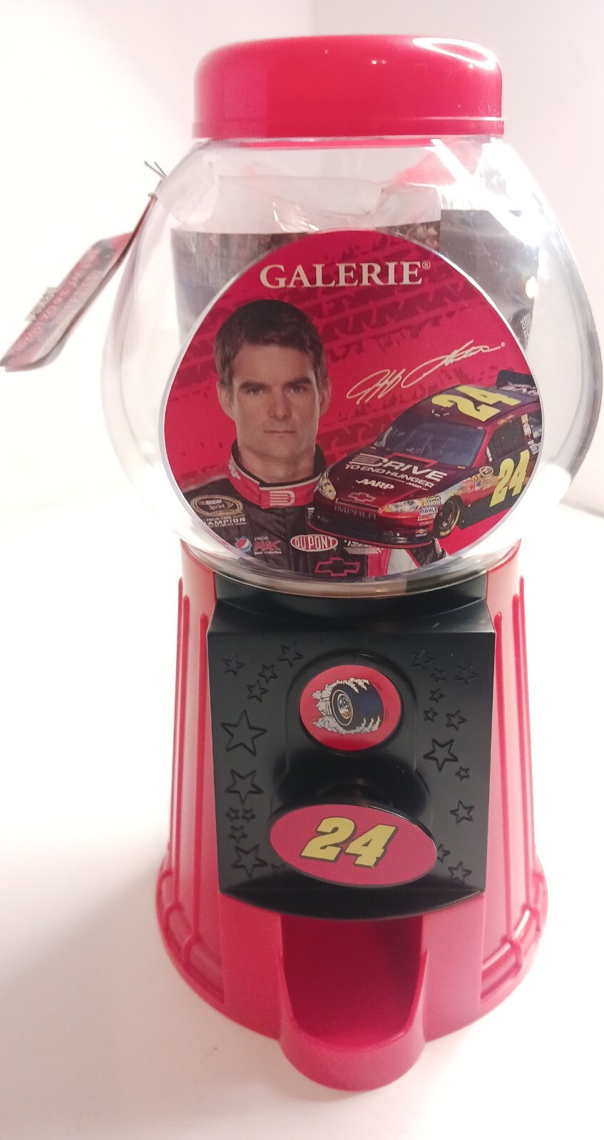 JEFF GORDON #24 Galerie Plastic Collectible Gum Ball Machine 2011 ...