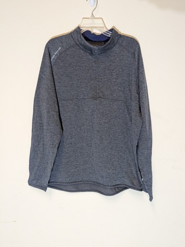 Peter Millar Crown Sport Gray Quarter Zip Pullover Size XL Polyester ...