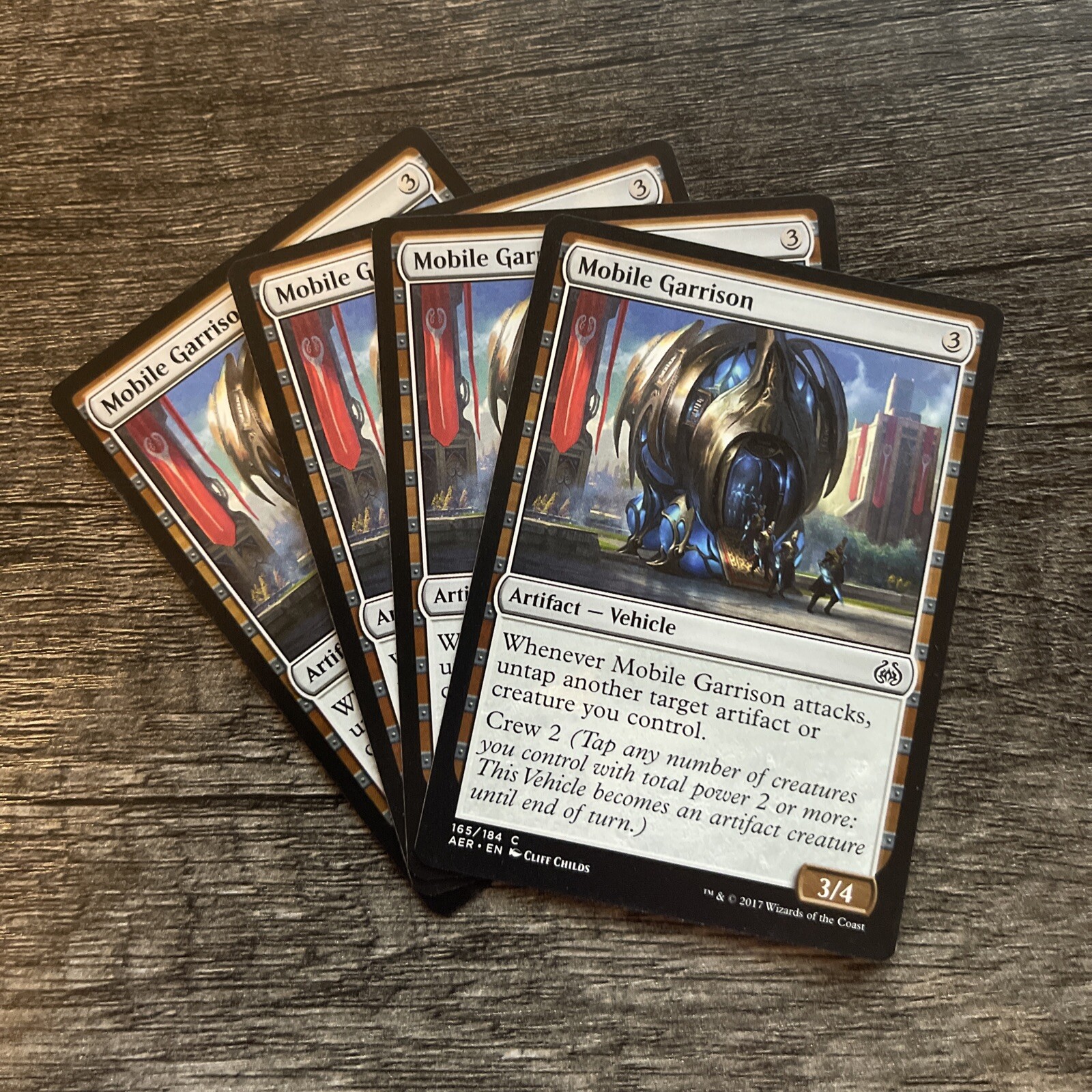 MTG 4x Mobile Garrison x4 LP Aether Revolt | eBay
