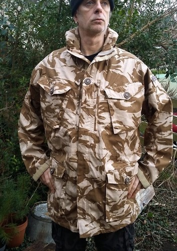 DDP Smock Combat Windproof British Army Desert DPM 180/112 XL Commando ...