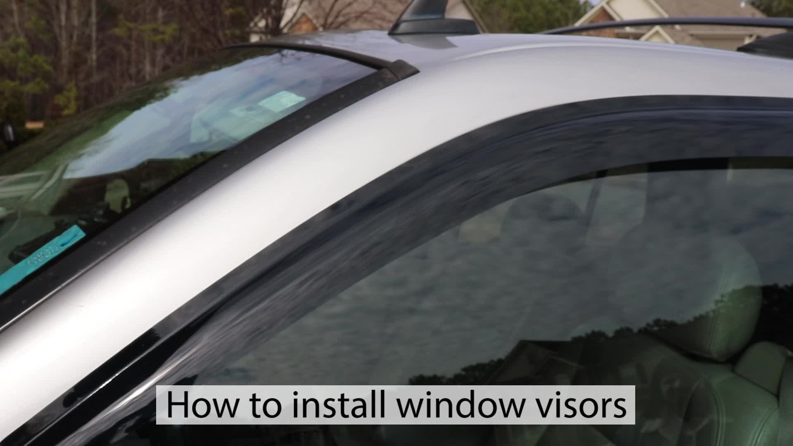 For Honda CR-X Coupe 1988-1991 Black Window Rain Guards Visor Deflector ...