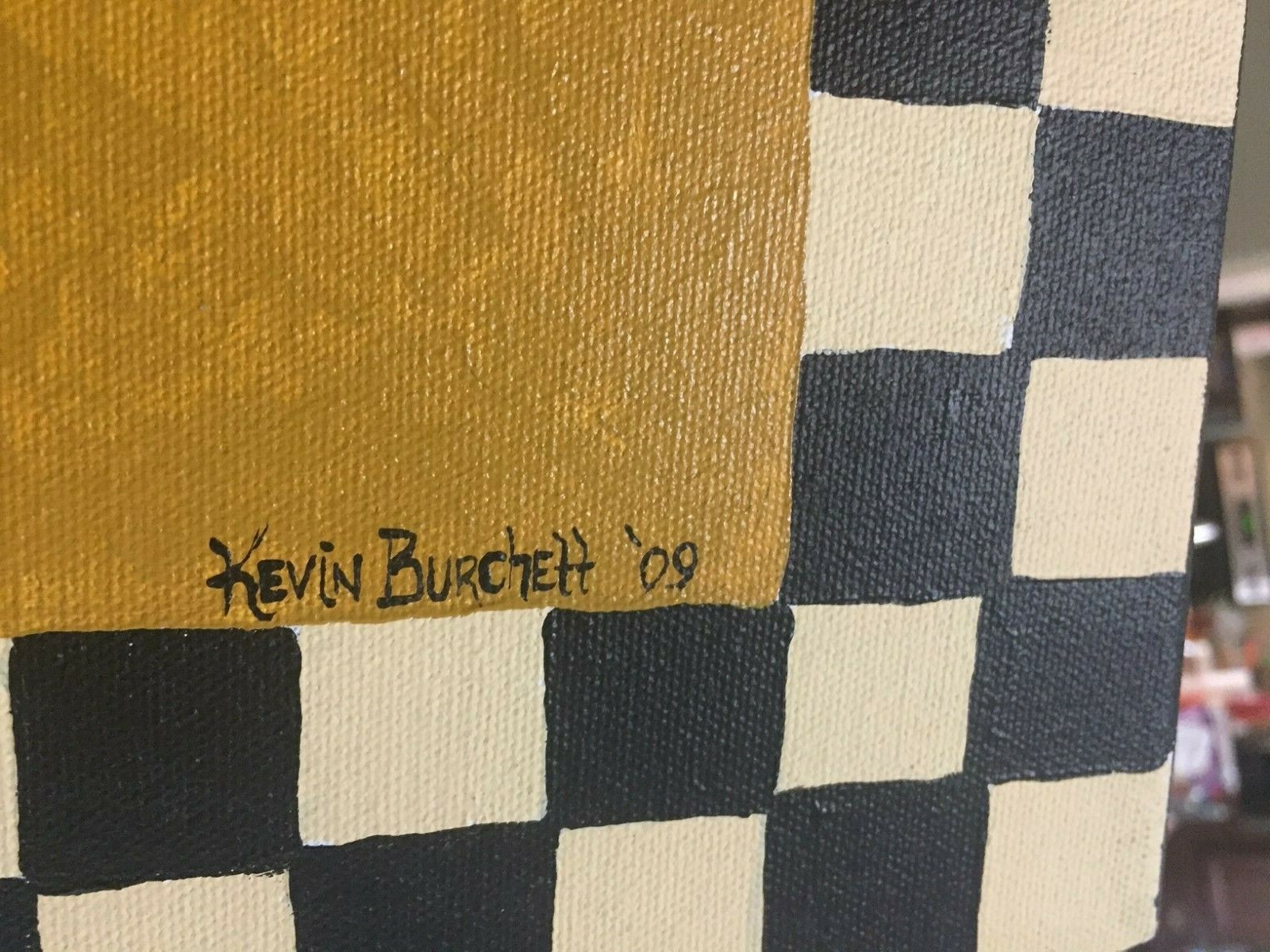 Kevin Burchett Folk Art Painting Patchwork - Pig, Snail, Beaver you ...