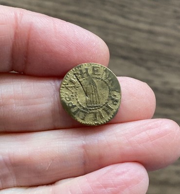 17TH CENTURY TOKEN. SOUTHWARK, BRIDGE FOOT. COPPER FARTHING. A SUGAR ...