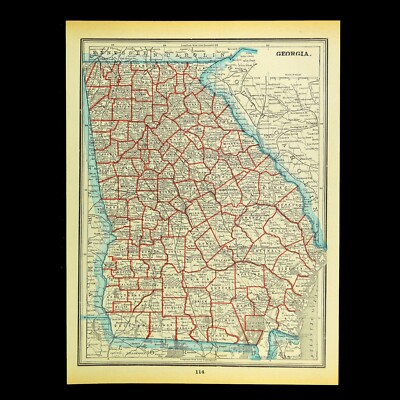 United States (Pre-1900) - Savannah Map