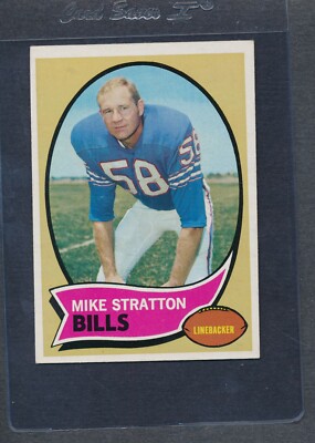 1970 Topps #252 Mike Stratton Bills EX/MT *8662 | eBay