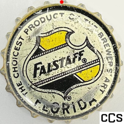 Falstaff Florida Brewing Corporation BEER cork lined bottle beer cap ...