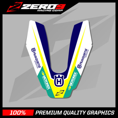 HUSQVARNA TC 85 2018-2019 FRONT FENDER DECAL MOTOCROSS GRAPHICS MX ...
